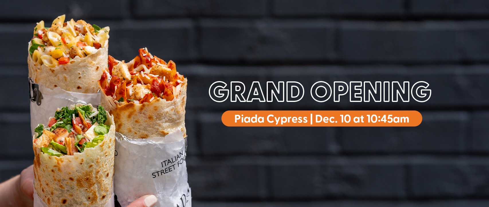 Piada Cypress Grand Opening - Hello Cypress