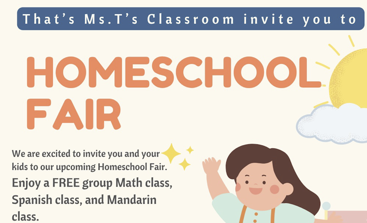 Homeschool Families Invited to Community Fair Hosted by That’s Ms. T’s ...